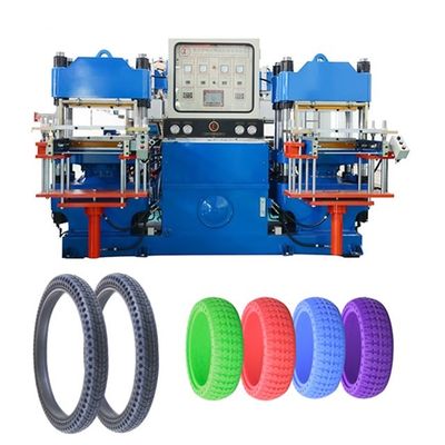 2RT 3RT 4RT Hydraulic Vulcanizing Machine Wheelchair E Bike Tire Hot ...