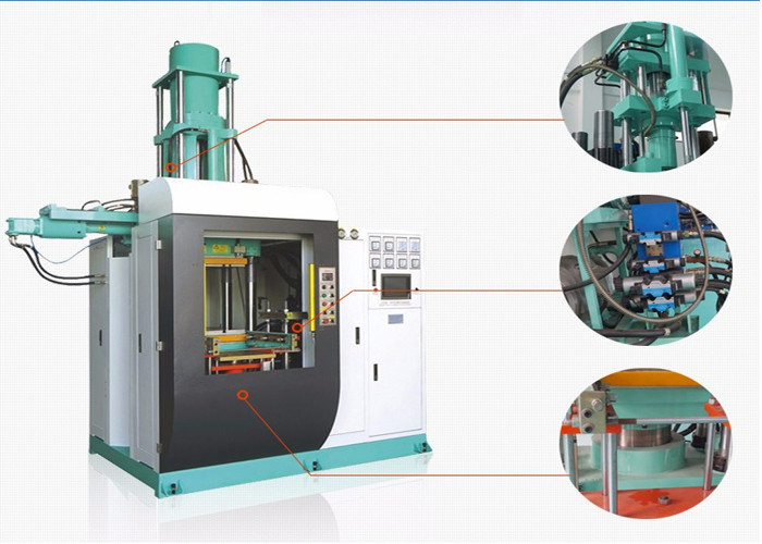4000cc Volume Silicone Rubber Injection Molding Machine 400Ton Anti ...